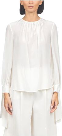 Max Mara Damen, Blusen & Hemden, Wei&szlig;, MGr&ouml;&szlig;e