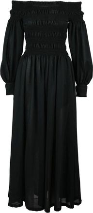 Max Mara Femme, Robes, Noir, Taille: 36 FR Abito Lungo Garzato