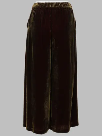 P.A.R.O.S.H. Viscose-Silk Blend Trousers - Multicolor