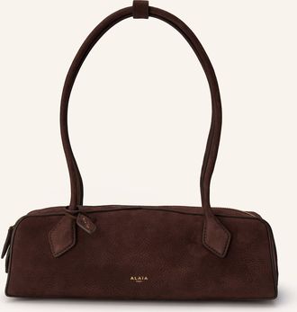 Alaia Ala&iuml;a Schultertasche Le Teckel Medium braun