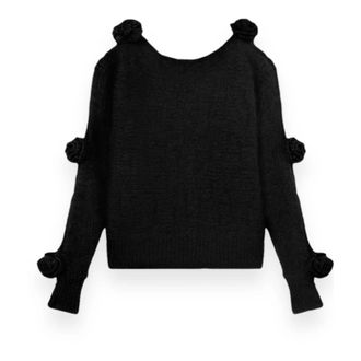 Blumarine Kimono Sweater f&uuml;r Frauen - - Knitwear - Damen - Schwarzk - S