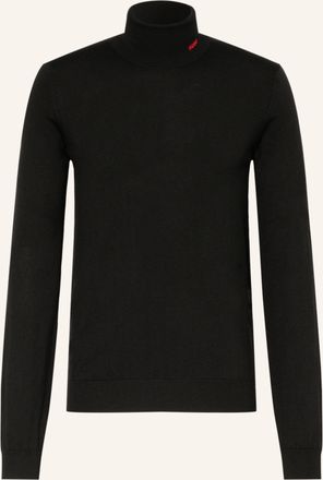 HUGO BOSS Hugo Rollkragenpullover San Thomas schwarz