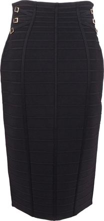 Elisabetta Franchi Femme, Jupes, Noir, Taille: 46 FR Gonna di Maglia