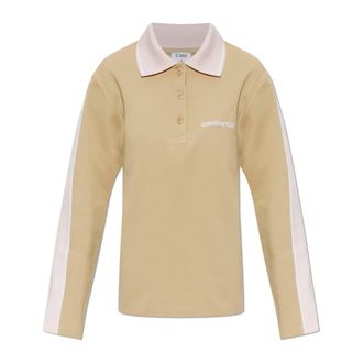 Casablanca Punto Polo Sweatshirt - - Tops - Damen - Beige - XS