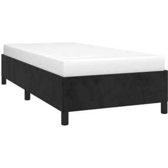 vidaXL Cadre de lit sans matelas noir 90x190 cm velours vidaXL