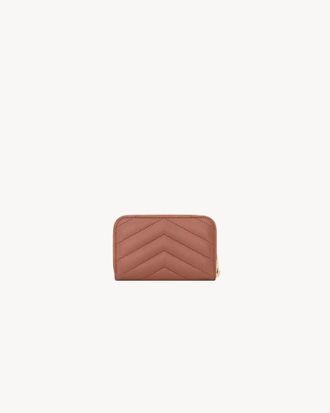 Saint Laurent E25 Portfolio Wallet - Rose