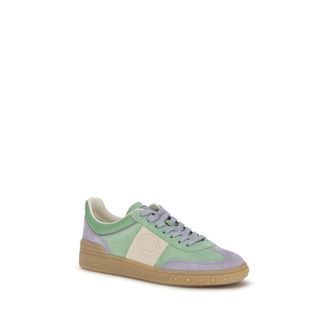 Valentino Garavani Womens Multicolor Calf Leather Bos Taurus Low Top Sneakers