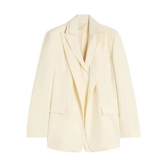 Sportmax Femme, Vestes, Jaune, Taille: 36 FR Blazer