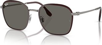 Ray-Ban Rb3720 Sonnenbrillen Gunmetal Fassung Grau Glas 55-20