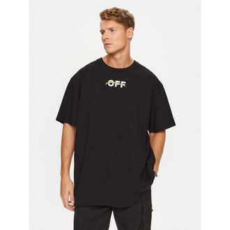 Off-white T-Shirt OMAA038F22JER0071001 Schwarz Regular Fit