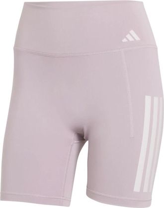 adidas Femme, Sport, Violet, Taille: 38 FR Optime Workout 3-Stripes Short Leggings