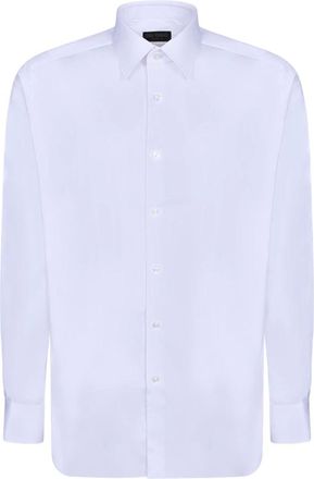 Dell'Oglio Homme, Chemises, Blanc, Taille: L Formal Chemises