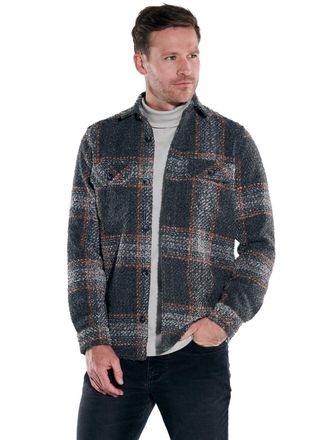 Engbers Herren Herren Overshirt in Teddy-Qualit&auml;t, Rostorange, 39469, Rostorange in Gr&ouml;&szlig;e L