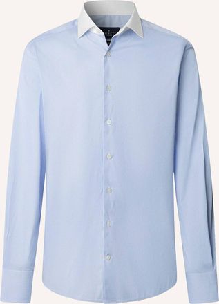 Hackett Freizeithemd Fine Stripe W Collar blau
