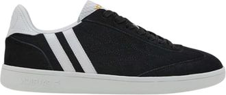 Patrick Lyon Sneaker f&uuml;r Herren, Leder, Cupsohle (Schwarz/Wei&szlig;)