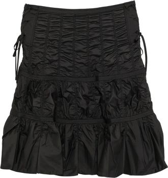 Low Classic jupe à coupe trapèze - Noir