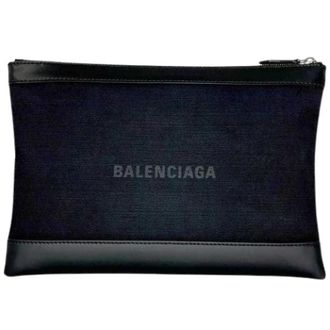 Balenciaga Sac pochette vintage Pre-owned - Homme - Pre-owned - Bleu - Taille: ONE Size