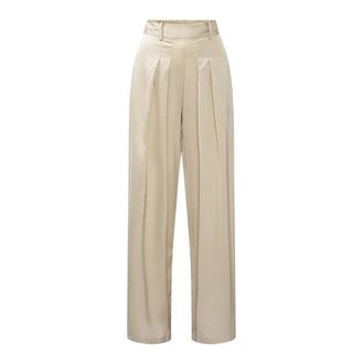 Karmamia Wide Hosen - - Trousers - Damen - Beige - L