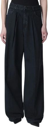 Haikure Femme, Jeans, Noir, Taille: W27 Candy Wide Jeans