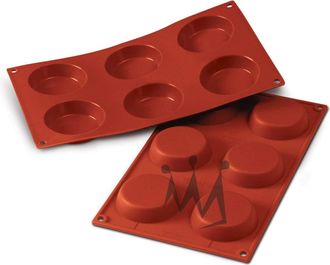 Silikomart Unbekannt SF046 - Silicone NR.6 TORTINA Ë70 H 17 mm Terracotta