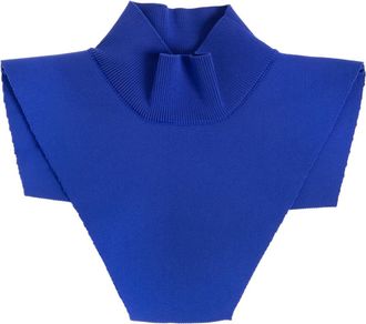 Jil Sander Femme, Accessoires, Bleu, Taille: M Plastron Technique Col Montant