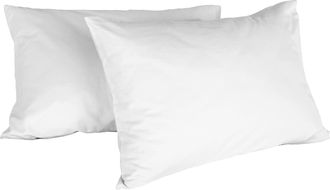 Italian Bed Linen Max Color Kissenbezugspaar, Baumwolle, wei&szlig;, 2