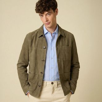 Bexley Faustin - Blousons et vestes Cuir homme kaki