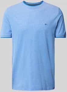 Fynch-Hatton T-Shirt mit Label-Stitching