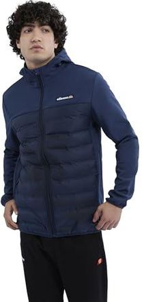 Ellesse Cassiano Zip Jacket Veste, Bleu Marine, S Homme