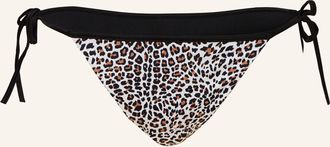 HUGO BOSS Hugo Triangel-Bikini-Hose Monogram weiss