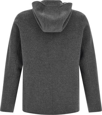 Giorgio Brato Wool-Cashmere Hooded Jacket - Charcoal