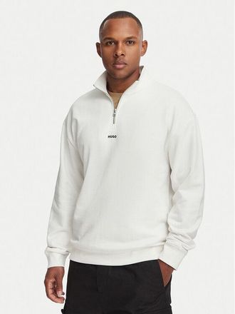 HUGO BOSS Sweatshirt Durty244 50525881 Wei&szlig; Relaxed Fit