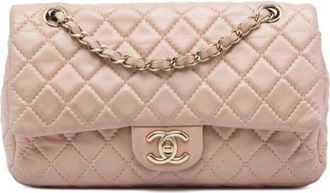 Chanel Sac bandouli&egrave;re classique Pre-owned - Femme - Pre-owned - Beige - Taille: ONE Size