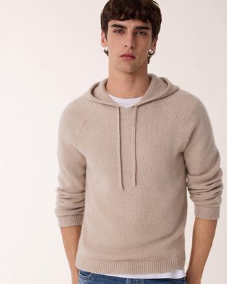 Kujten Hoodie capuche lin cachemire - Pull Hoodie Arturo Lin