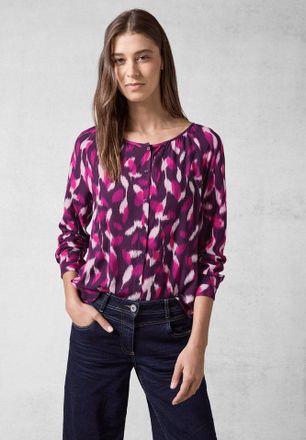 Cecil Langarmbluse aus softer Viskose