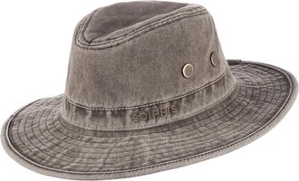 Scippis Sonora Baumwollhut, Sonnenhut, Regenhut, Anglerhut, Freizeithut (as3, Alpha, l, x_l, braun)