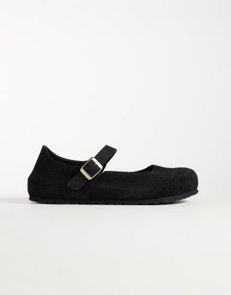 Birkenstock Mantova - Babies en daim - Noir