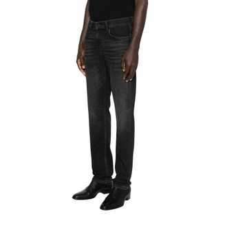7 For All Mankind Homme, Jeans, Noir, Taille: W30 Slimmy Tapered Jeans