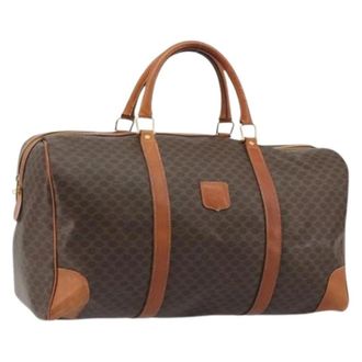 Celine Pre-owned Vintage Boston Bag - Femme - Pre-owned - Brun - Taille: ONE Size