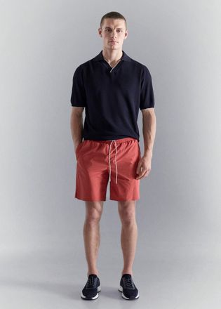 Mango Maillot de bain &agrave; poches zipp&eacute;es rouge - Homme - XL - MANGO MAN