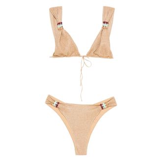 Os&eacute;ree Damen, Bademode, Beige, MGr&ouml;&szlig;e