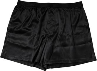 Dolce & Gabbana Homme, Sous-v&ecirc;tements, Noir, Taille: 2XL Boxer Shorts en Soie