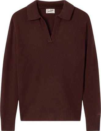 Saint Barth Pull Polo Eze - Homme - Pulls - Brun - Taille: M