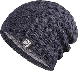 Generic Bonnet Femme Hiver Bonnet Femme Chapeau Femme Hiver Confortable Classique - Tricot Main Pliable, Cache-Oreilles Laine M&eacute;rinos, Coupe-Vent &Eacute;l&eacute;gant pour
