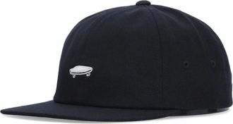 Vans Flache Schirmm&uuml;tze Schwarz/Wei&szlig; Skate Stickerei - - Accessories - Herren - Schwarzk - ONE SIZE