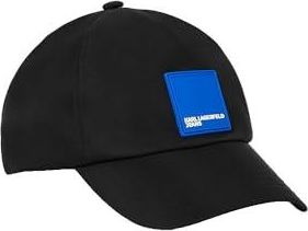 Karl Lagerfeld Karl Lagerfeld Jeans, Homme, Casquette en Nylon avec Logo Encadré, Noir, One Size