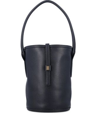 By Malene Birger sac seau en cuir &agrave; anse sur le dessus - Noir