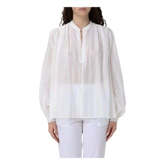 Semicouture Femme, Blouses et Chemises, Blanc, Taille: 34 FR Blusa Over