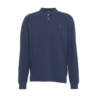 Polo Ralph Lauren Klassisches Poloshirt Blau Aw25 - - Tops - Herren - Blau - S