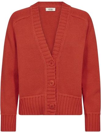 Mos Mosh MOS Mosh, Femme, Pulls, Orange, Taille: 36 FR Cardigans